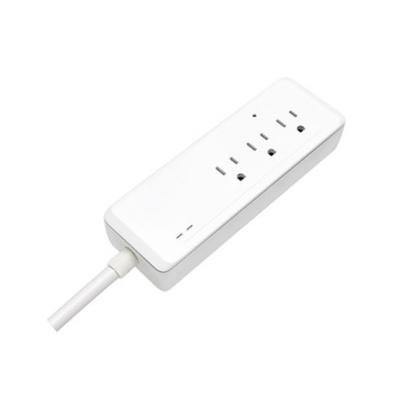 China 3 outlet Power Strip and Extension Socket With Surge Protector WIFI Control for sale