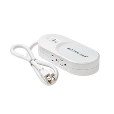 China 2 outlet Power Strip and Extension Socket With 15A Circuit Breaker Surger Protector 2USB for sale