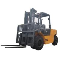 China 7 Ton Diesel Forklift 7000kg Capacity Automatic Transmission Reinforced Mast for sale