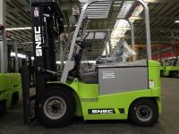 China SNSC 2.5 Ton Electric Forklift 48V 630Ah Battery Powered Fork Truck for Warehouse for sale