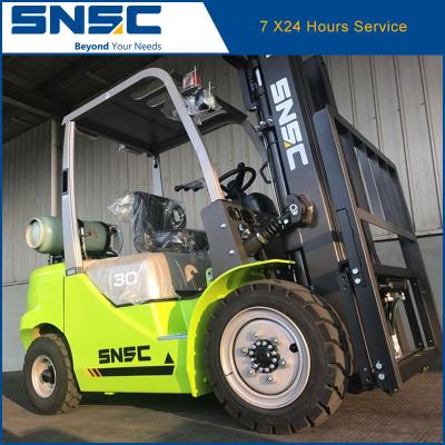 China SNSC FL30 3000kg Diesel Forklift with Nissan Engine | 20 km/h Speed | 500mm Load Center for sale