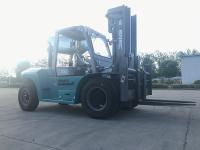 China Customized 10 Ton Diesel Forklift FD100 with 3000-6000mm Lift Height and 26 km/h Travel Speed for sale