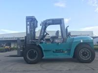 China Customized 10 Ton Diesel Forklift FD100 with 3000-6000mm Lift Height and 26 km/h Travel Speed for sale