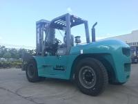 China Customized 10 Ton Diesel Forklift FD100 with 3000-6000mm Lift Height and 26 km/h Travel Speed for sale