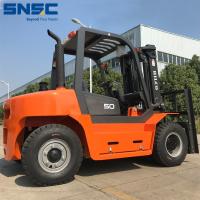 China SNSC 5 Ton Diesel Forklift FD50 5000kg Load Capacity 3000-7000mm Lift Height Mitsubishi Engine for sale