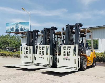China 3.5 Ton Diesel Forklift 6600-7700LBS Capacity with Push-Pull Slip Sheet for Industrial Material Handling for sale
