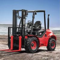 China 5000kg Diesel Forklift with 4m-7m Lifting Height Options, 715mm Front Overhang for Heavy Industrial Use for sale
