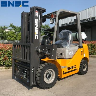 China FL25 2.5 Ton LPG Container Forklift with 3000-7000mm Lift Height and Japan Nissan K25 Engine for sale