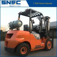 China SNSC FL35 LPG Gasoline Forklift Truck - 3.5 Ton Capacity, 3000-5000mm Lift Height, Japan NISSAN K25 Engine for sale
