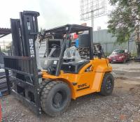 China CE 7 Ton Propane Gas Forklift with USA PSI 4.3L Engine - 7000kg Capacity, 3350mm Turning Radius for sale