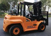 China CE 7 Ton Propane Gas Forklift with USA PSI 4.3L Engine - 7000kg Capacity, 3350mm Turning Radius for sale