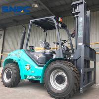 China FD35T-C4 3.5 Ton 4WD Rough Terrain Forklift | 3000-5000mm Lift Height | Diesel Engine for sale