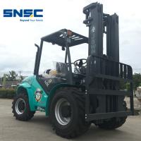 China FD35T-C4 3.5 Ton 4WD Rough Terrain Forklift | 3000-5000mm Lift Height | Diesel Engine for sale