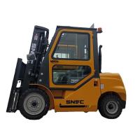 China 3.5 Ton Rough Terrain Diesel Forklift with Duplex/Triplex Mast - 6800mm Length, 37/42 kW Power for sale