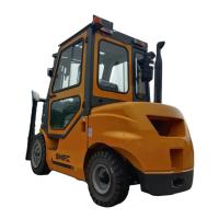 China 3.5 Ton Rough Terrain Diesel Forklift with Duplex/Triplex Mast - 6800mm Length, 37/42 kW Power for sale