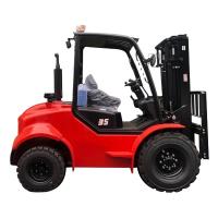 China 3000kg-5000kg 4WD Rough Terrain Forklift with 3m-6m Lift Height and Multiple Engine Options for sale