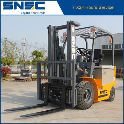 China SNSC FB25 Electric Forklift 2.5 Ton 2500kg Load Capacity with AC Motor and 48V Battery for sale