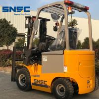 China FB15 Electric Forklift Truck 1.5 Ton Capacity with AC Motor and Curtis Controller - 48V Battery System for sale