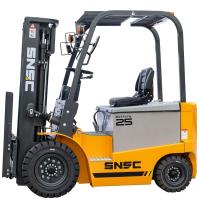 China 2.5 Ton 4-Way Electric Counterbalance Forklift - Battery Powered Industrial Material Handling Equipment for sale