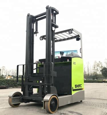 China SNSC Electric Reach Truck Forklift 1.6-2 Ton Capacity with 5600mm Lifting Height and 48V/500Ah Battery for sale