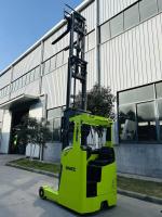 China Green Electric Reach Forklift 2000kg Capacity with 48V/500Ah Battery and 6-12m Lift Height Options for sale