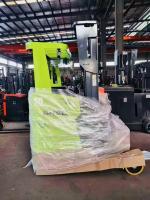 China Green Electric Reach Forklift 2000kg Capacity with 48V/500Ah Battery and 6-12m Lift Height Options for sale