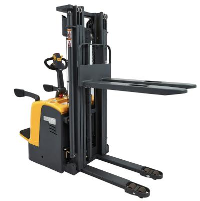 China Apaidor Rider Counterbalance Pallet Stacker 2000kg 5000mm Lift Electric Stacker Truck for sale