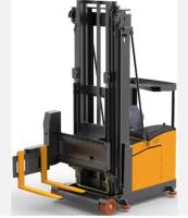 China 3 Ways Narrow Aisle Walkie Stacker 1.5T Electric Reach Truck with 2000mm Lift Height and 1260mm Width for sale