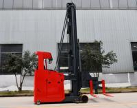 China 3 Ways Narrow Aisle Walkie Stacker 1.5T Electric Reach Truck with 2000mm Lift Height and 1260mm Width for sale