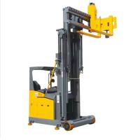 China 3 Ways Narrow Aisle Walkie Stacker 1.5T Electric Reach Truck with 2000mm Lift Height and 1260mm Width for sale