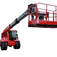 China SNSC 4 Ton Diesel Telehandler Forklift with 7000-14000mm Lifting Height and EPA Engine for sale