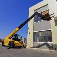 China SNSC 4 Ton Diesel Telehandler Forklift with 7000-14000mm Lifting Height and EPA Engine for sale
