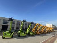 China SNSC 4 Ton Diesel Telehandler Forklift with 7000-14000mm Lifting Height and EPA Engine for sale