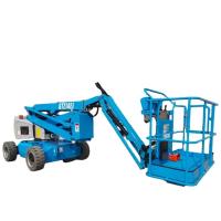 China SNSC Self Propelled Telescopic Boom Lift Electric Manlift 10-28m Height 200-230kg Capacity for sale