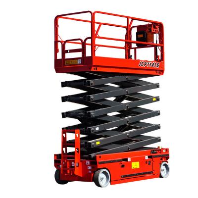 China SNSC Self-Propelled Electric Scissor Lift Platform 6m 8m 10m Working Height 230kg Load Capacity for sale