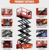 China SNSC Self-Propelled Hydraulic Scissor Lift 12m 14m 16m Working Height with 230kg Capacity for sale