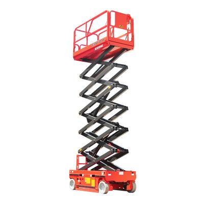 China Electric Self-Leveling Scissor Lift Aerial Platform 4m-16m Working Height 2860kg Capacity for sale