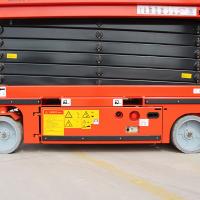 China Electric Self-Leveling Scissor Lift Aerial Platform 4m-16m Working Height 2860kg Capacity for sale