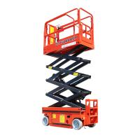 China 300kg Self-Propelled Electric Scissor Lift Platform with 4-8m Height Options and CE Certification for sale