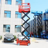 China 300kg Self-Propelled Electric Scissor Lift Platform with 4-8m Height Options and CE Certification for sale