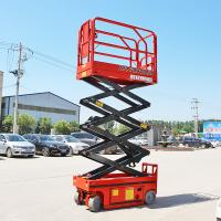 China 300kg Self-Propelled Electric Scissor Lift Platform with 4-8m Height Options and CE Certification for sale