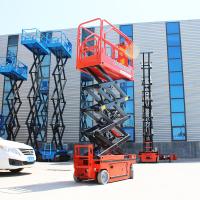 China 300kg Self-Propelled Electric Scissor Lift Platform with 4-8m Height Options and CE Certification for sale