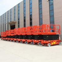 China SNSC Self-Propelled Scissor Lift Platform 4m-16m Working Height with 230kg Load Capacity for sale