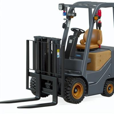 China 5000kg Electric Pallet Forklift with 3m Lifting Height and Solid Rubber Tires for Industrial Material Handling for sale