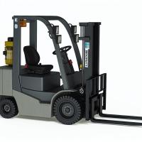 China 5000kg Electric Pallet Forklift with 3m Lifting Height and Solid Rubber Tires for Industrial Material Handling for sale