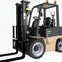 China 5000kg Electric Pallet Forklift with 3m Lifting Height and Solid Rubber Tires for Industrial Material Handling for sale