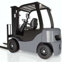 China 5000kg Load Capacity Electric Forklift with 3m Lifting Height and Solid Rubber Tyres for Industrial Material Handling for sale
