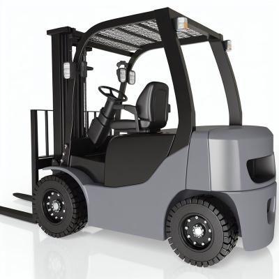 China 5000kg Load Capacity Electric Forklift with 3m Lifting Height and Solid Rubber Tyres for Industrial Material Handling for sale