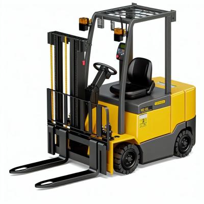 China 5000kg Electric Pallet Forklift with Shimadzu Pump - 3m Lifting Height, Side Shifter & Solid Tyres for sale