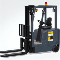China 5000kg Electric Pallet Forklift with Shimadzu Pump - 3m Lifting Height, Side Shifter & Solid Tyres for sale